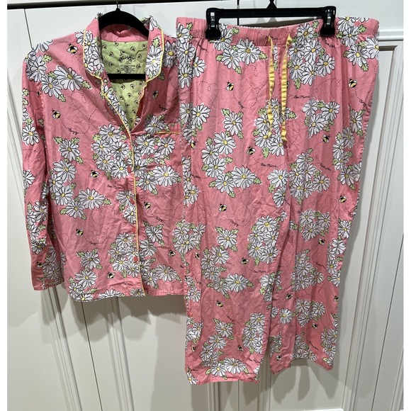 Nick & Nora | Intimates & Sleepwear | Nick And Nora Bee Mine Pajama Set ...
